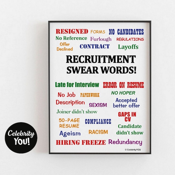 Funny Recruitment Posters - Etsy