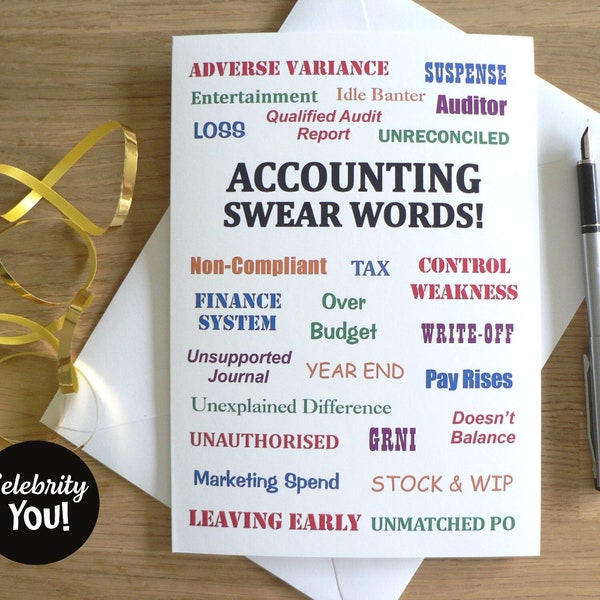Accountant Birthday Card - Etsy