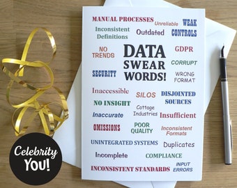 Data Birthday Card | Etsy