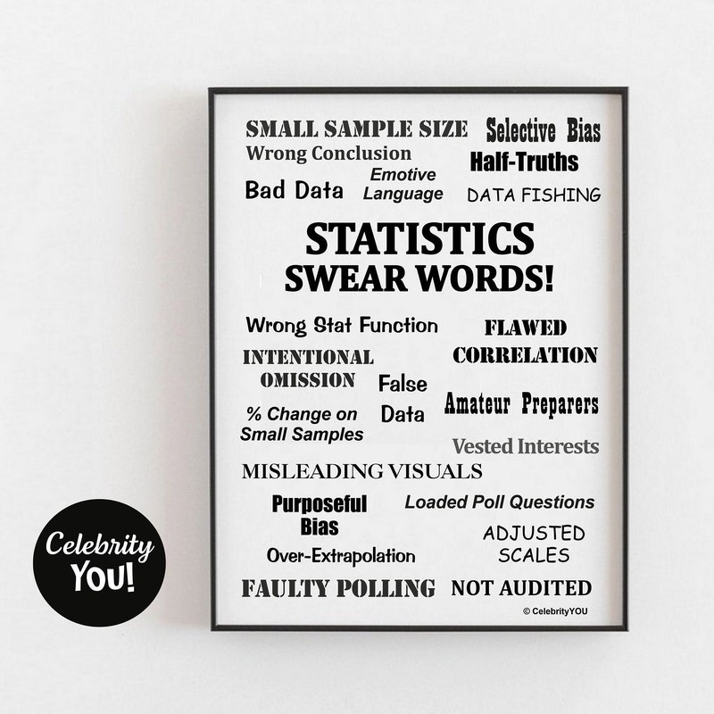 Statistics Poster - Etsy