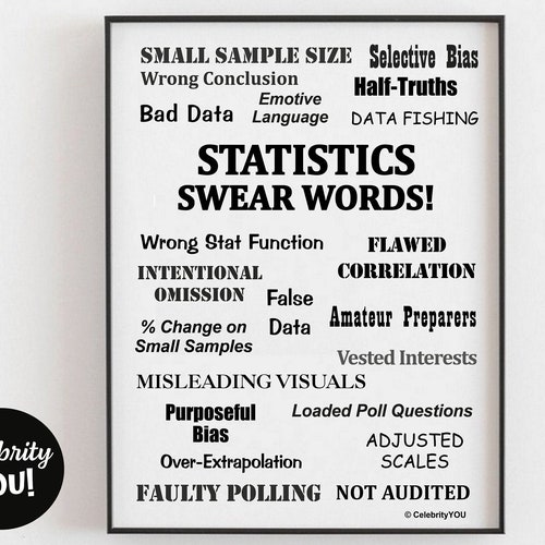 Data Swear Words PRINTABLE Office Decor Funny Data Analyst - Etsy