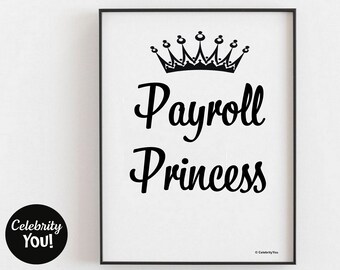 Funny Payroll Decor | Etsy