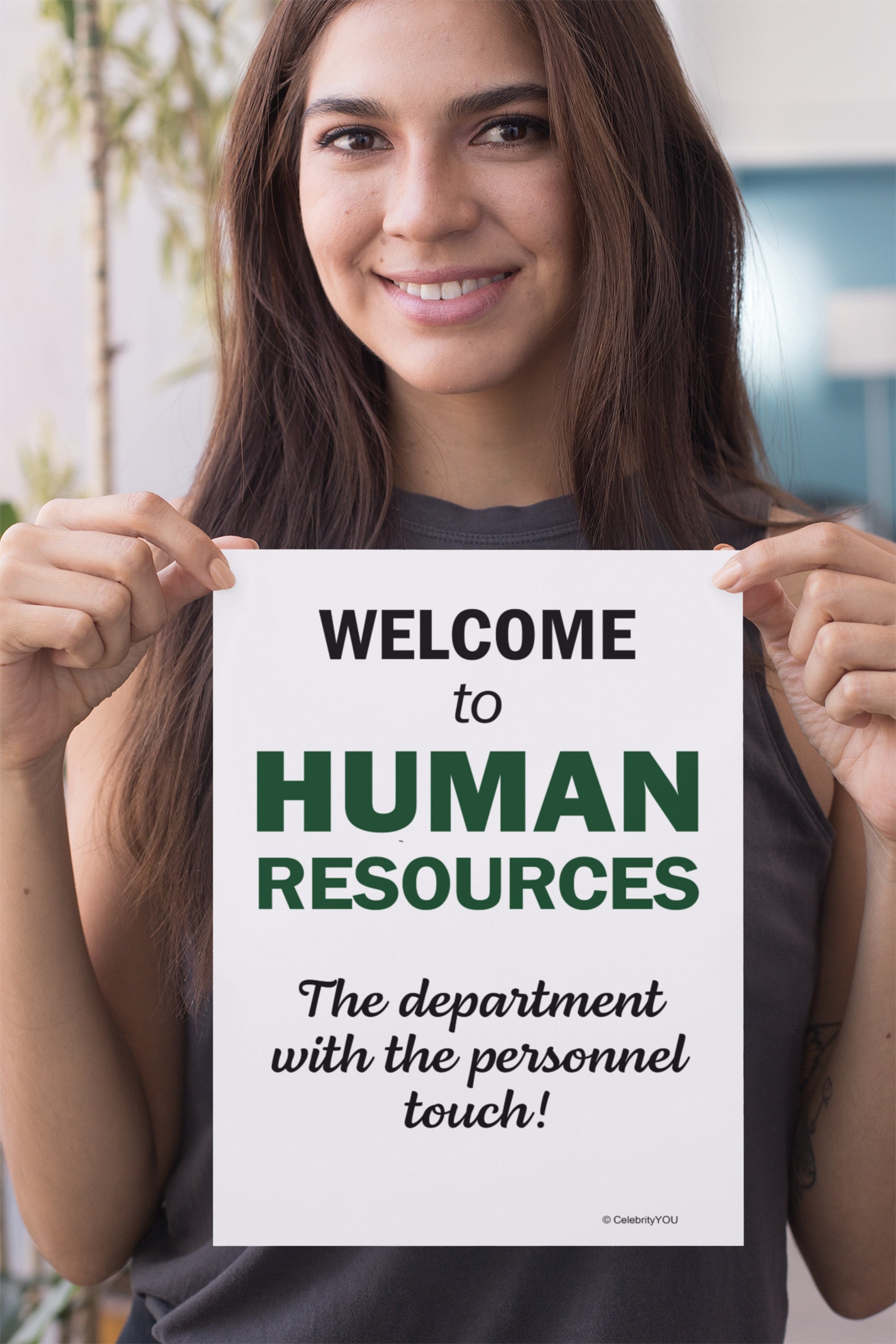 Welcome to Human Resources PRINTABLE HR Department Sign | Etsy