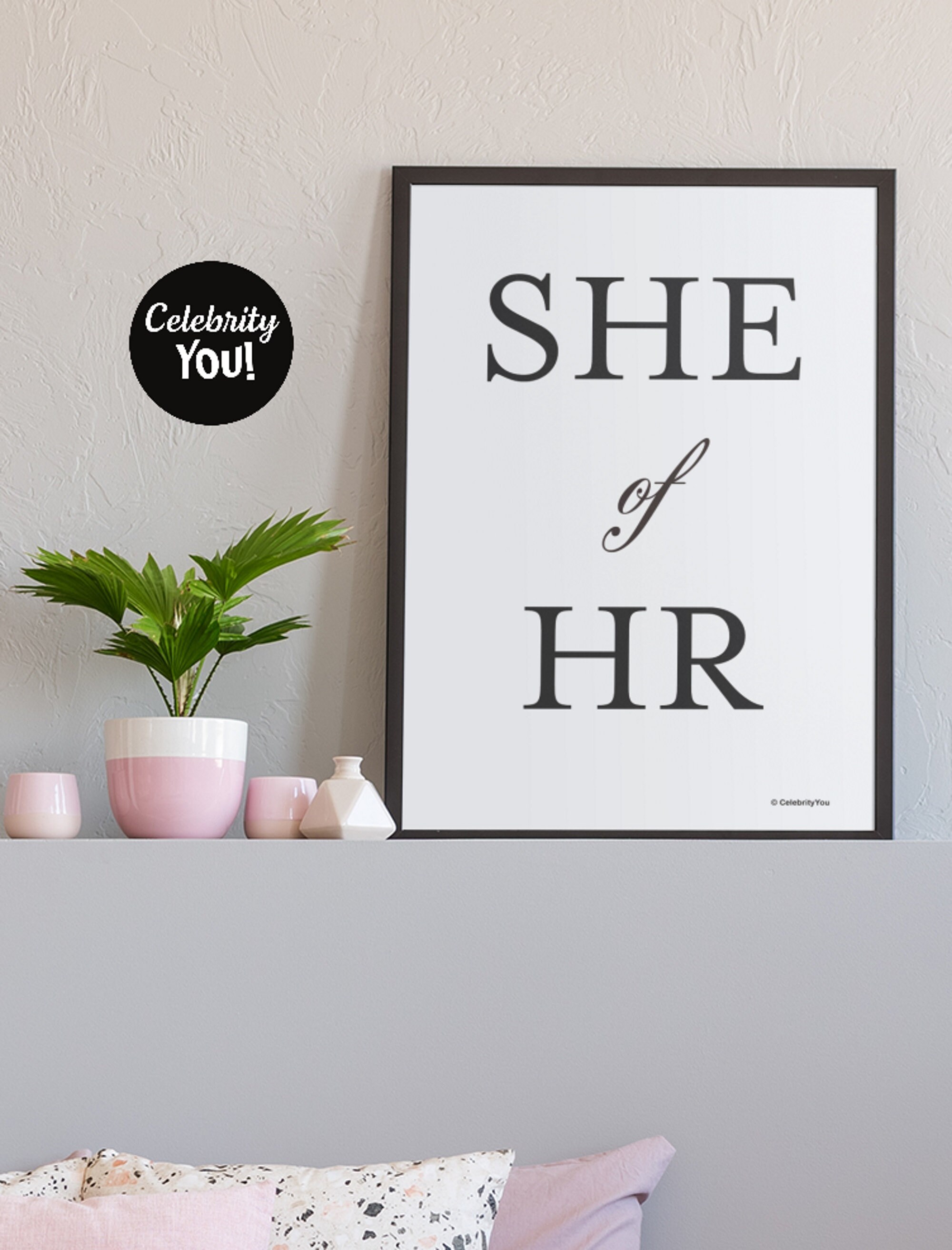 She of HR PRINTABLE Human Resources Sign | Funny Hr Manager Gift ...