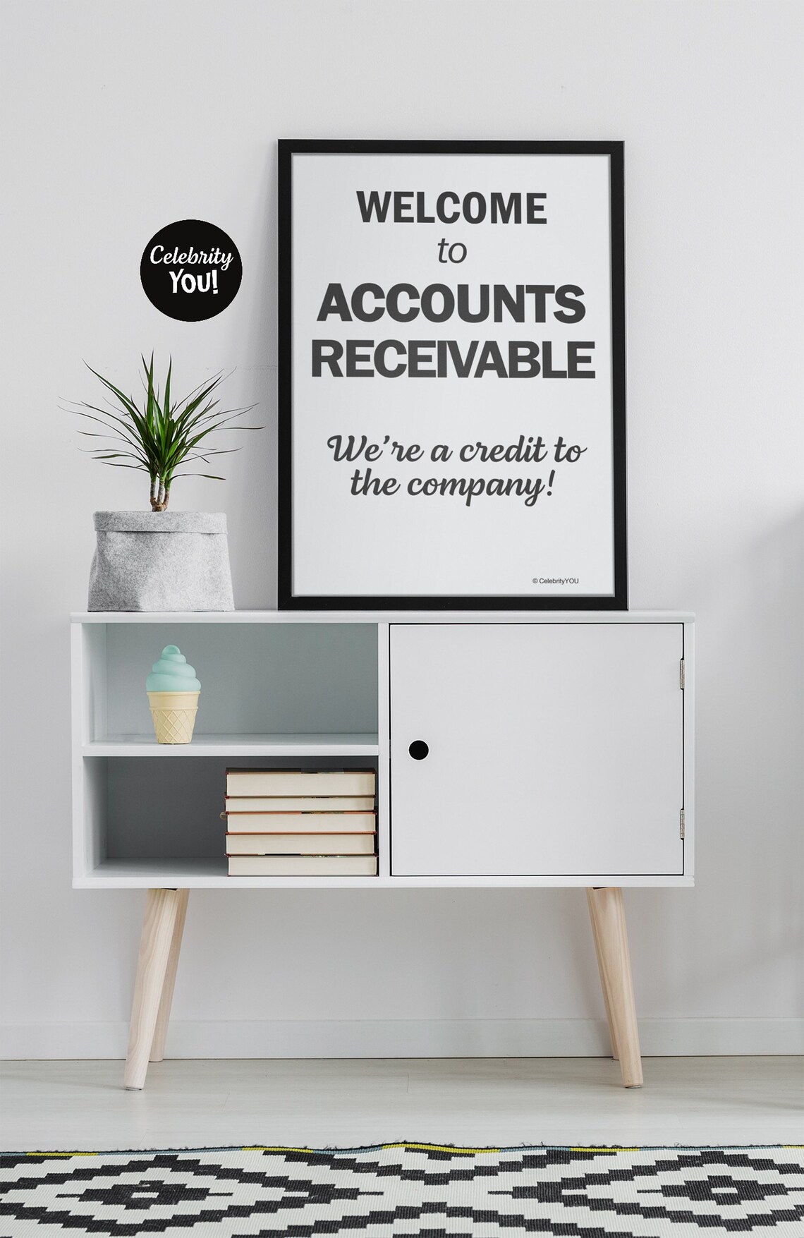 Welcome to Accounts Receivable PRINTABLE Office Decor Sign - Etsy