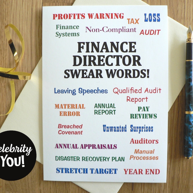 Finance Birthday Card - Etsy