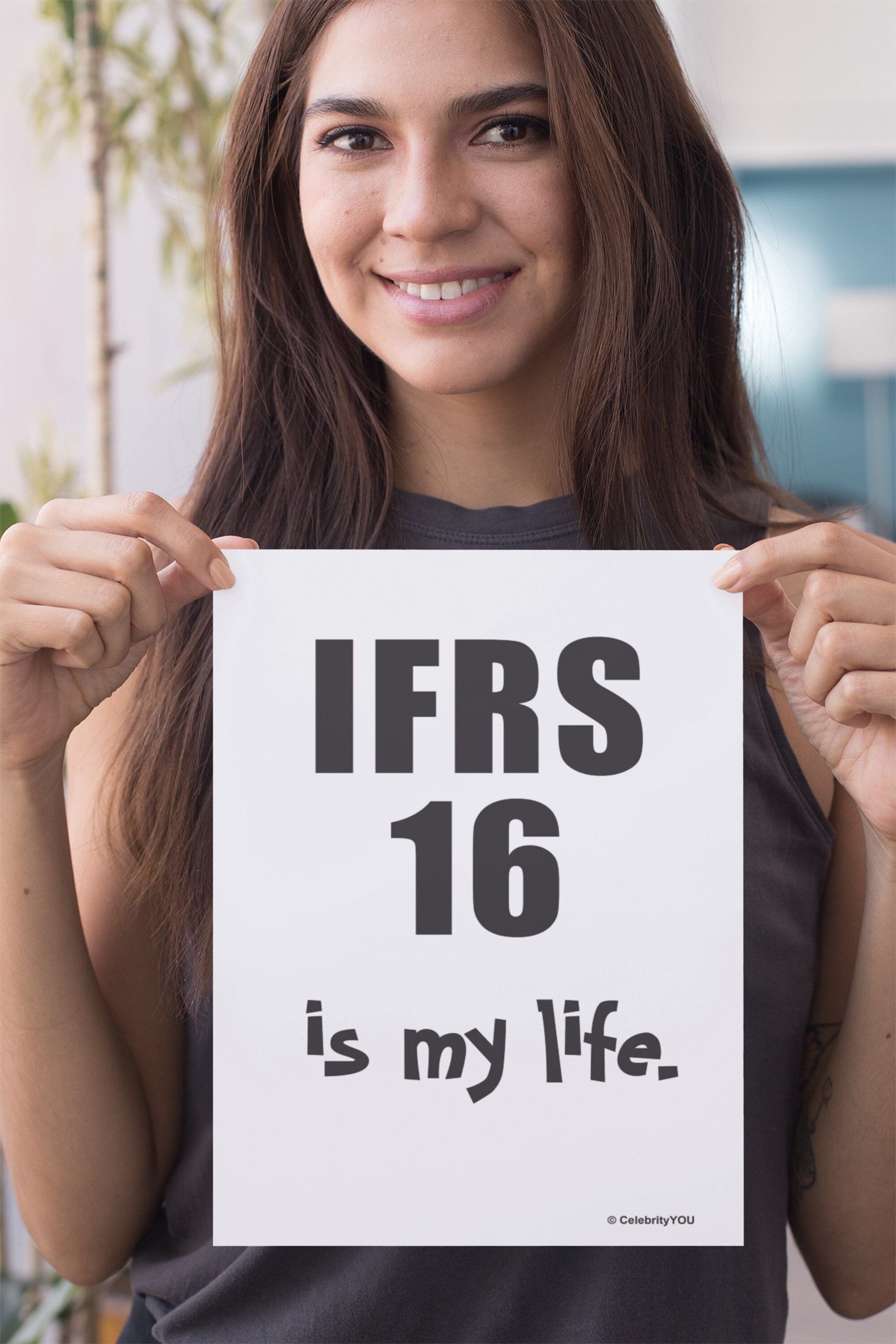 IFRS 16 Life Quote PRINTABLE Accountant Office Decor, Funny ...
