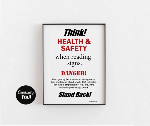 Funny Work Safety Signs