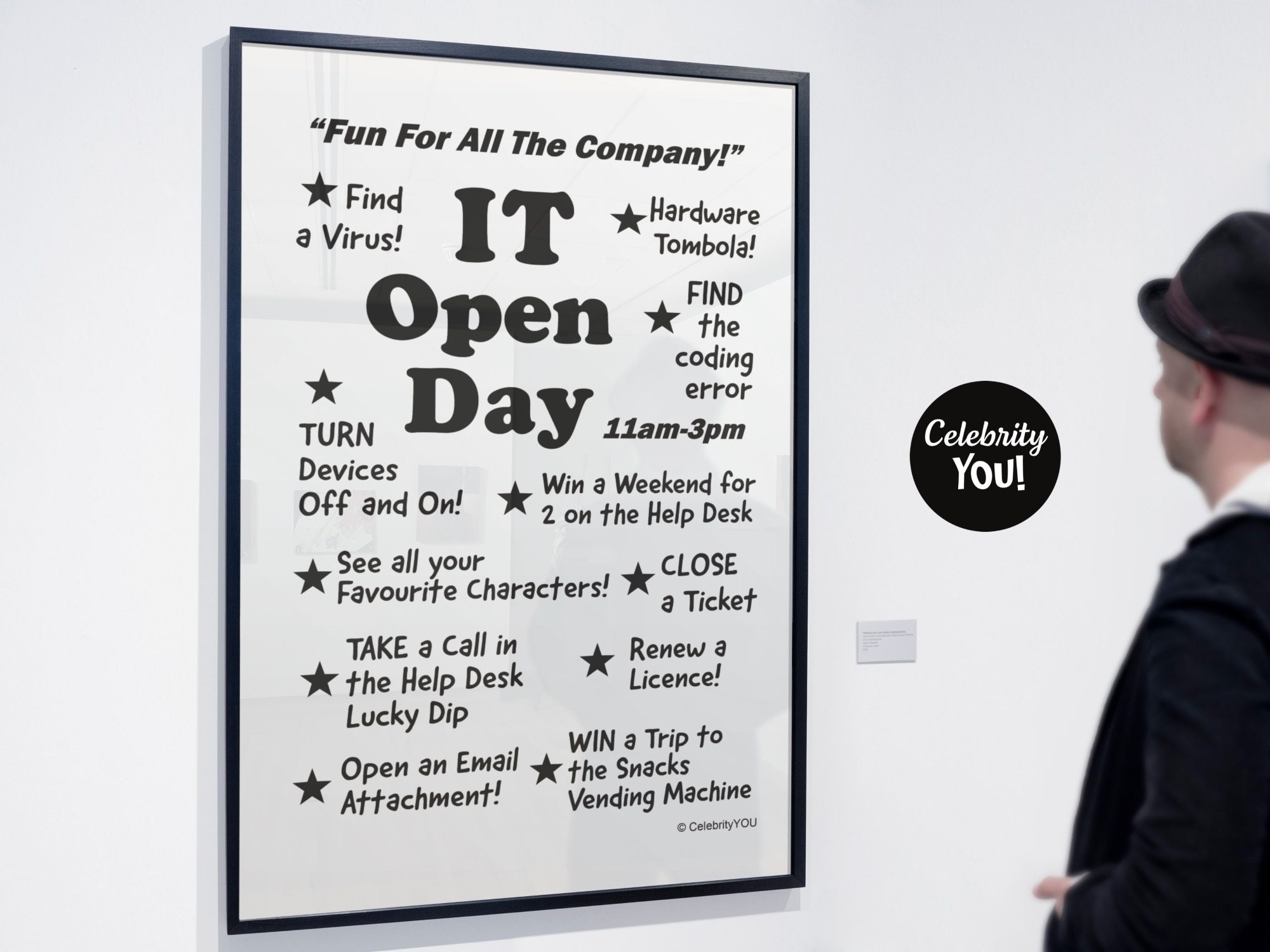 Funny IT Department PRINTABLE Office Sign Crazy Mad - Etsy UK