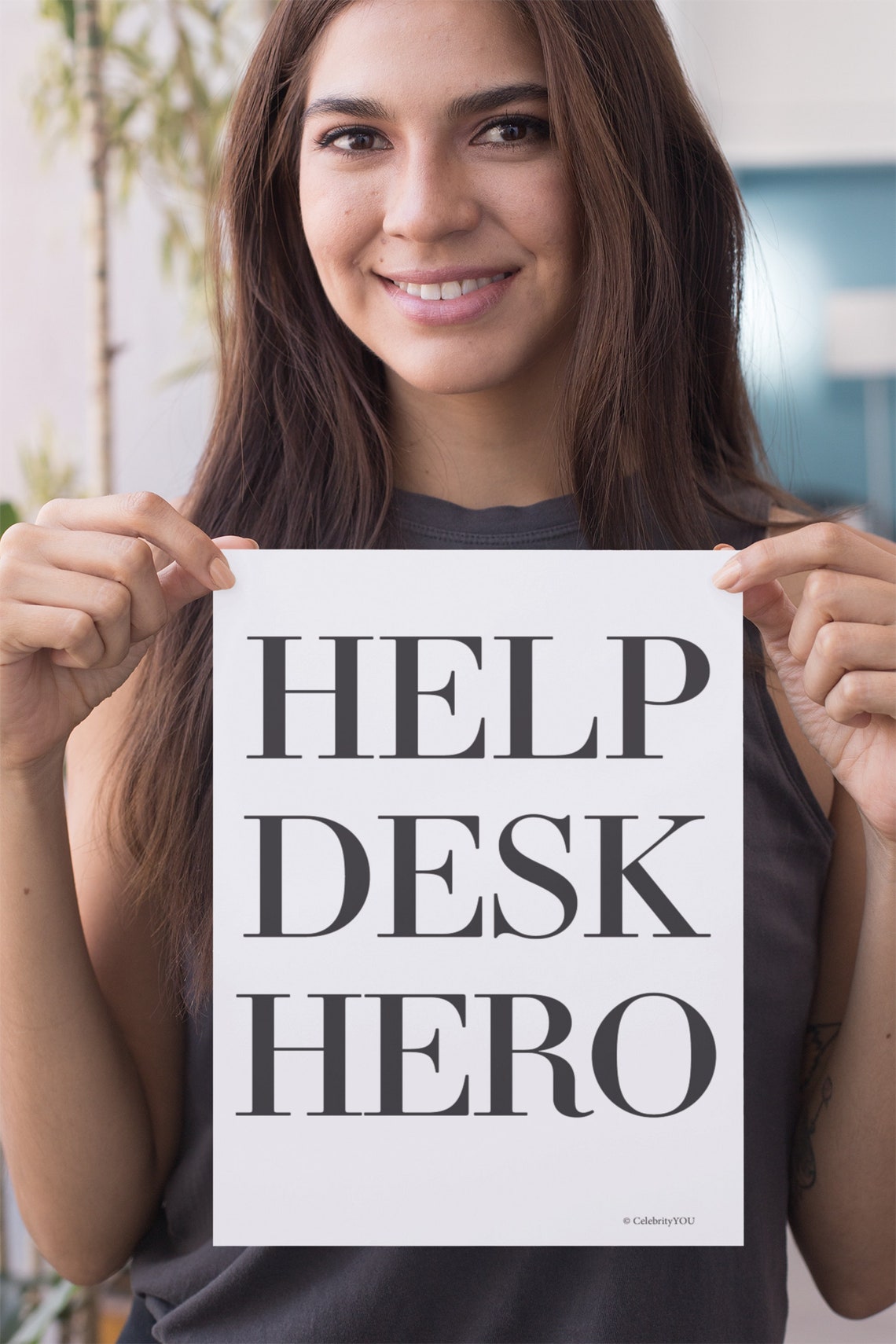 Help Desk Hero PRINTABLE Tech Support Office Sign IT Techie - Etsy