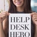 Help Desk Hero PRINTABLE Tech Support Office Sign IT Techie - Etsy