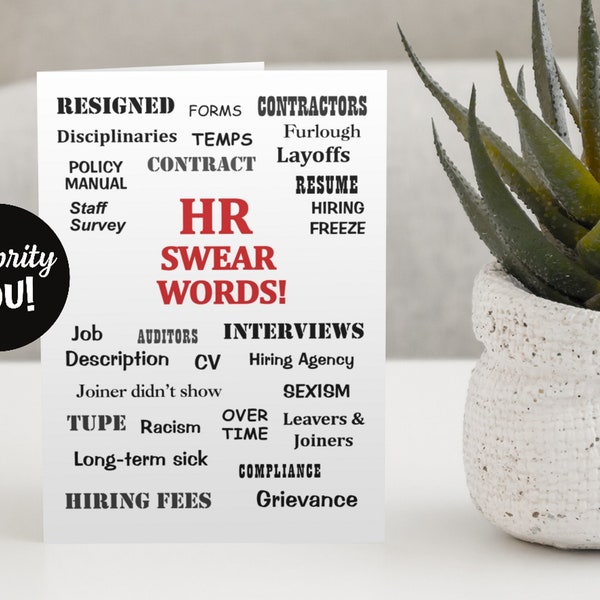 Funny Hr Card - Etsy