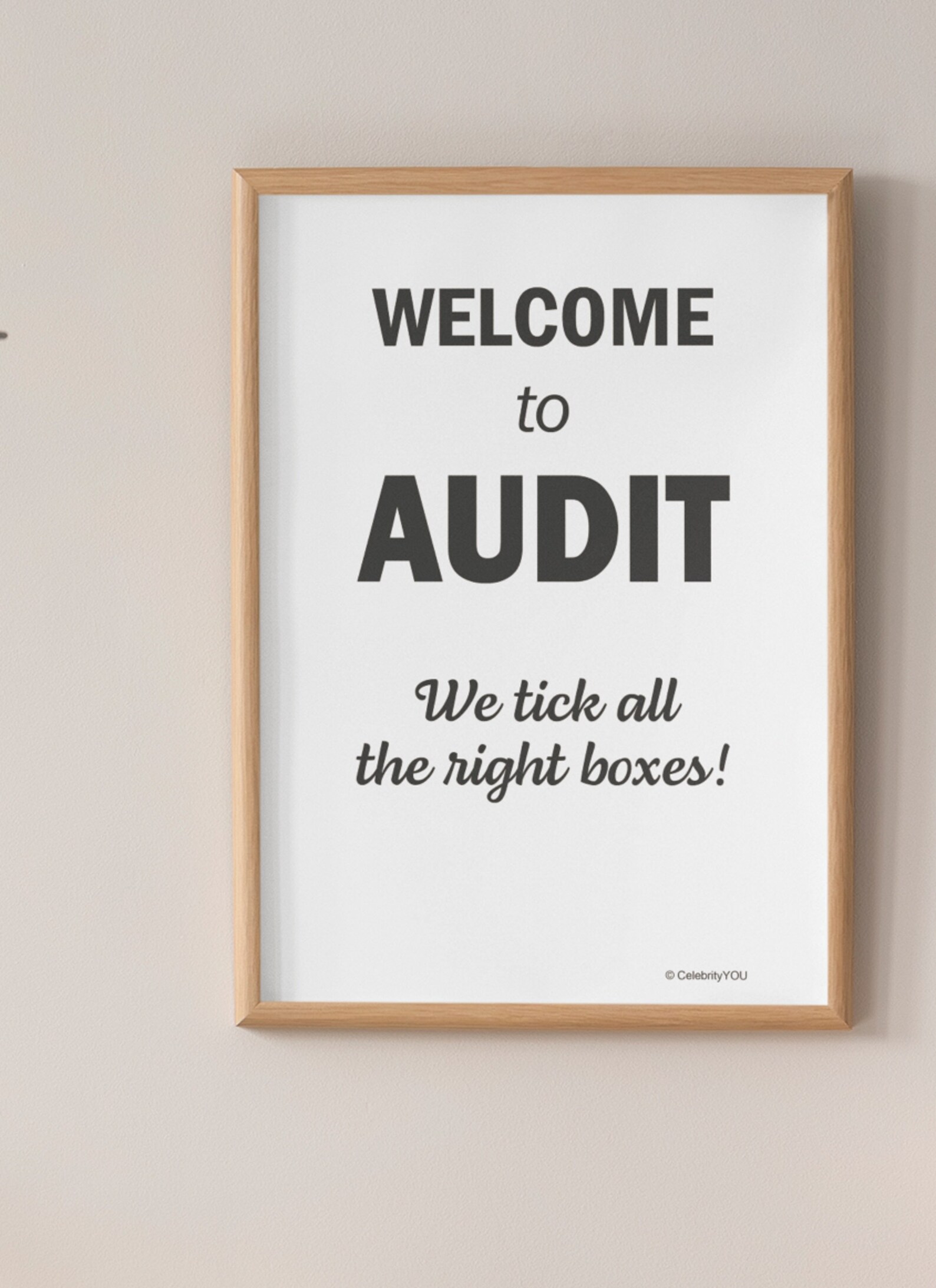Welcome to Audit PRINT, Office Sign Decor, Funny Auditor Gift, Secret ...