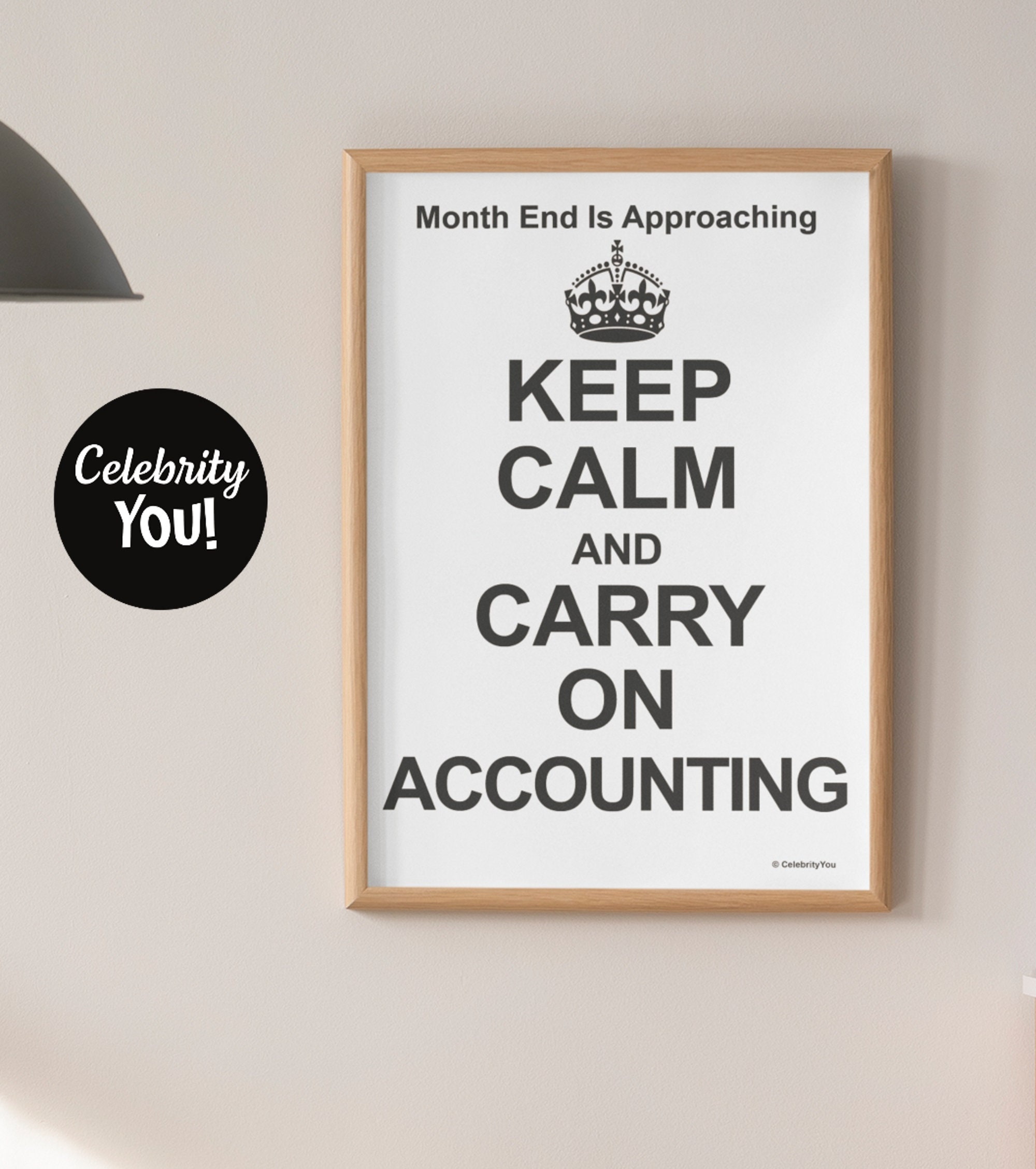 Funny Accounting Sign PRINTABLE Office Decor, Accountant Gift ...