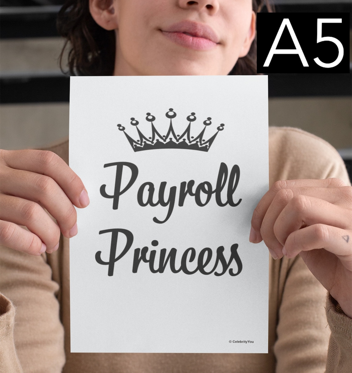 Payroll Princess PRINT, Payroll Office Decor, Funny Payroll Clerk ...