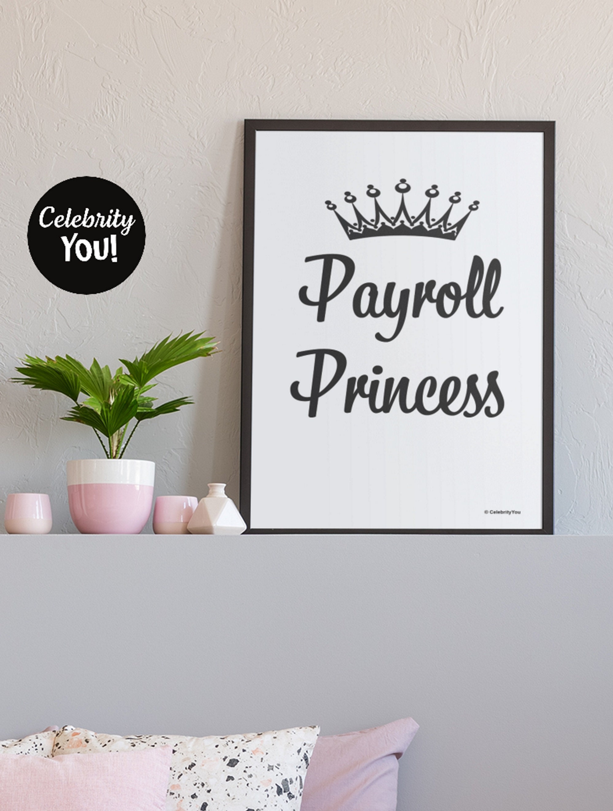 Payroll Princess PRINTABLE Office Decor, Funny Payroll Manager Clerk ...