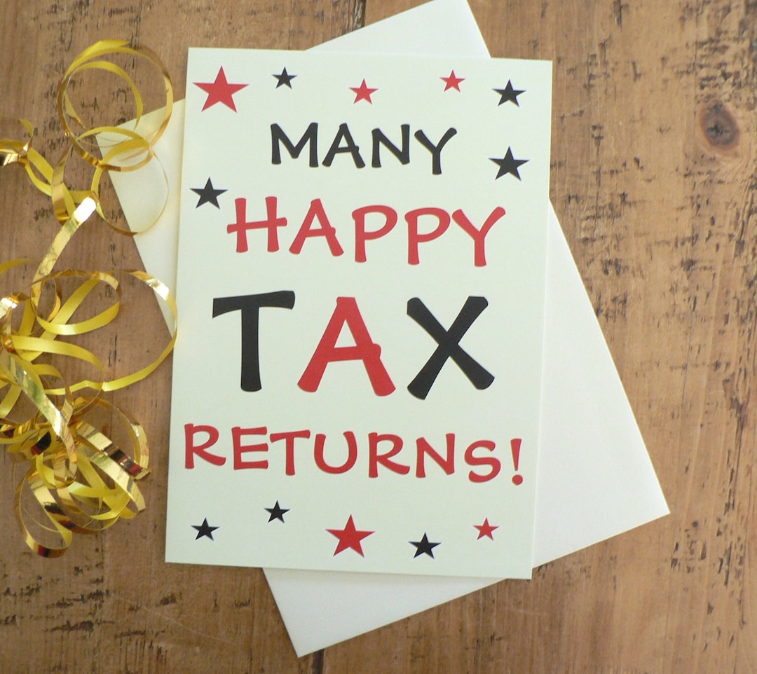 Happy Tax Returns Accountant Greeting Card, Thank You, Leaving, Good ...