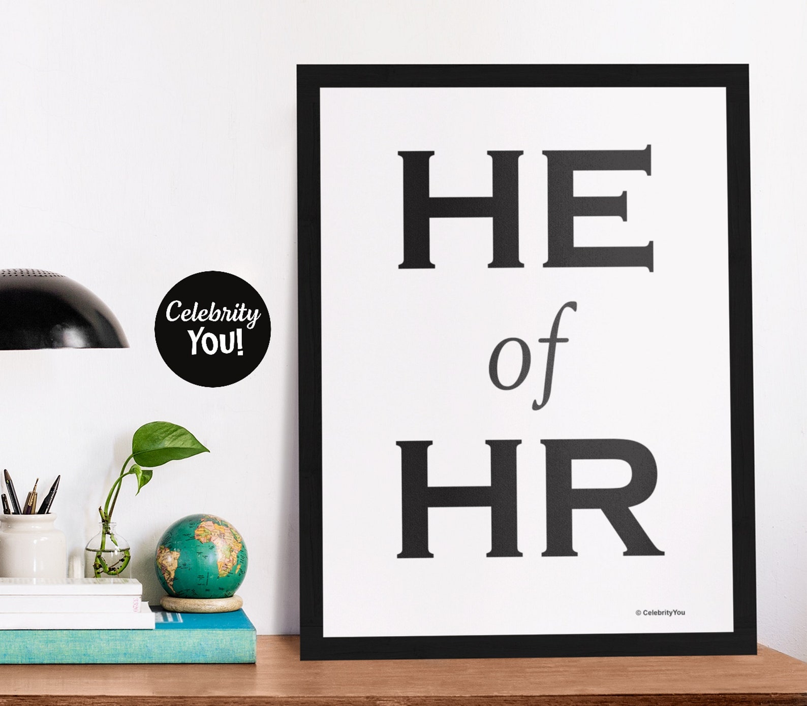 He of HR PRINTABLE Human Resources Sign Man Hr Manager Gift | Etsy