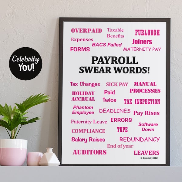 Funny Payroll Poster - Etsy