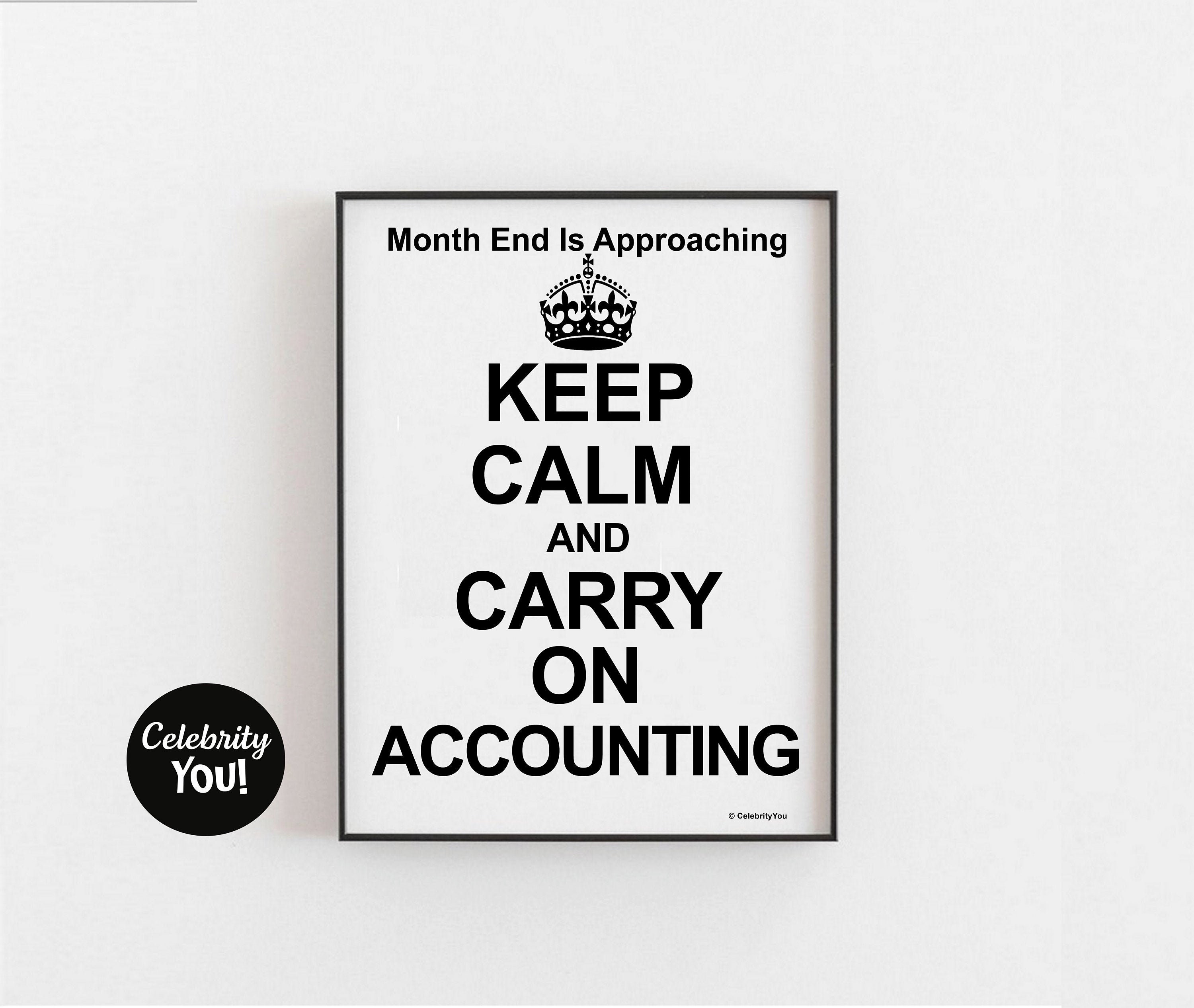 Accounting Department Sign