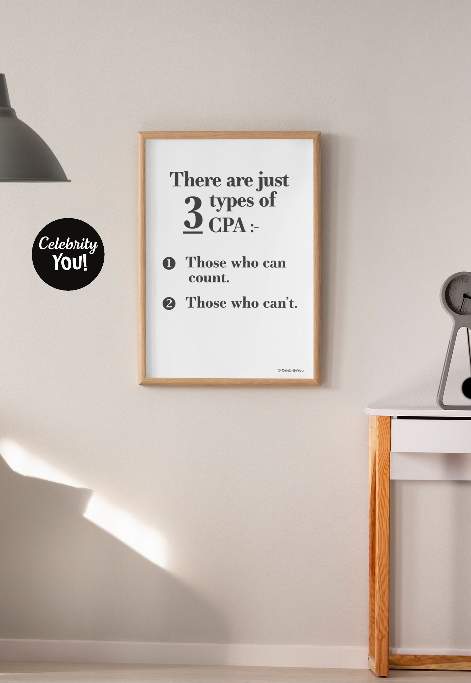 Types of CPA PRINTABLE Fun Accounting Office Decor Accountant - Etsy Canada
