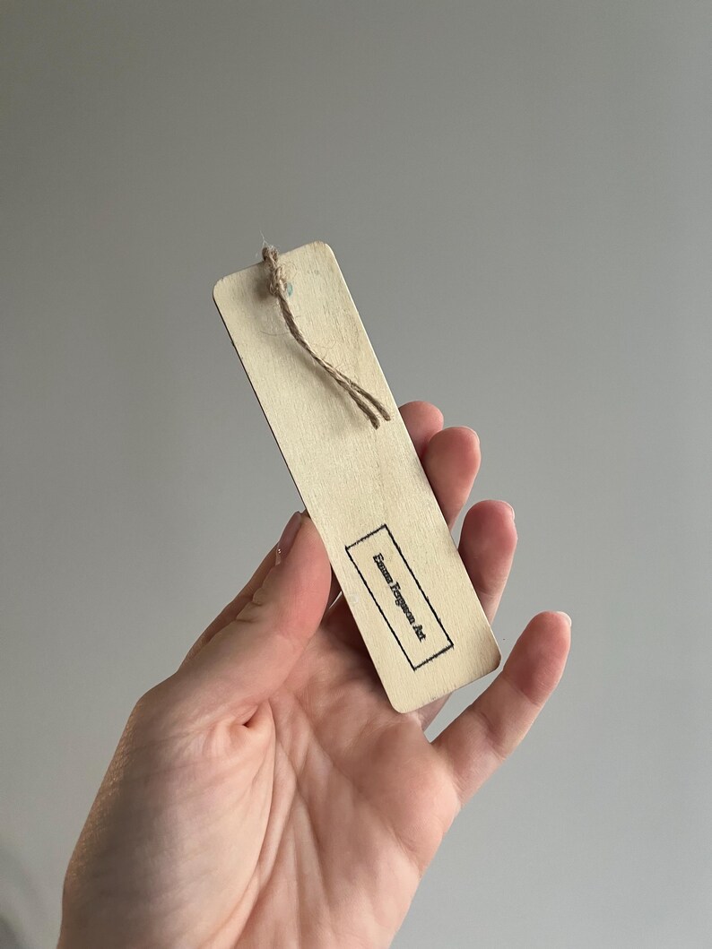 Hand Painted Wooden Bookmark - Spring Sunshine 10 - Etsy