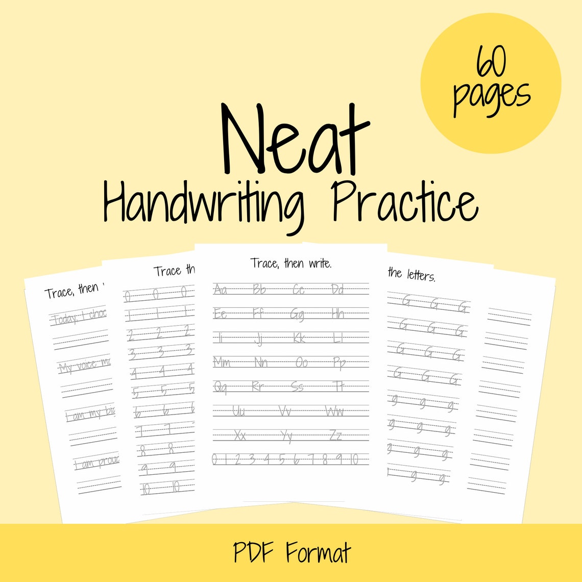Neat Handwriting Worksheets | Alphabet Worksheets | Printable Handwriting Practice Sheets ...
