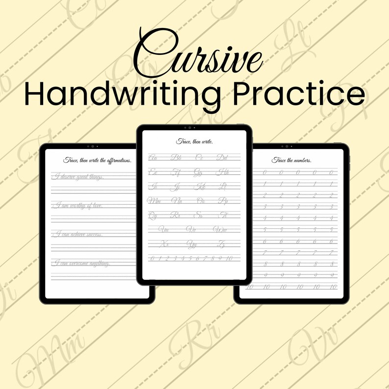 Cursive Handwriting Worksheets | Cursive Practice for Kids & Adults ...