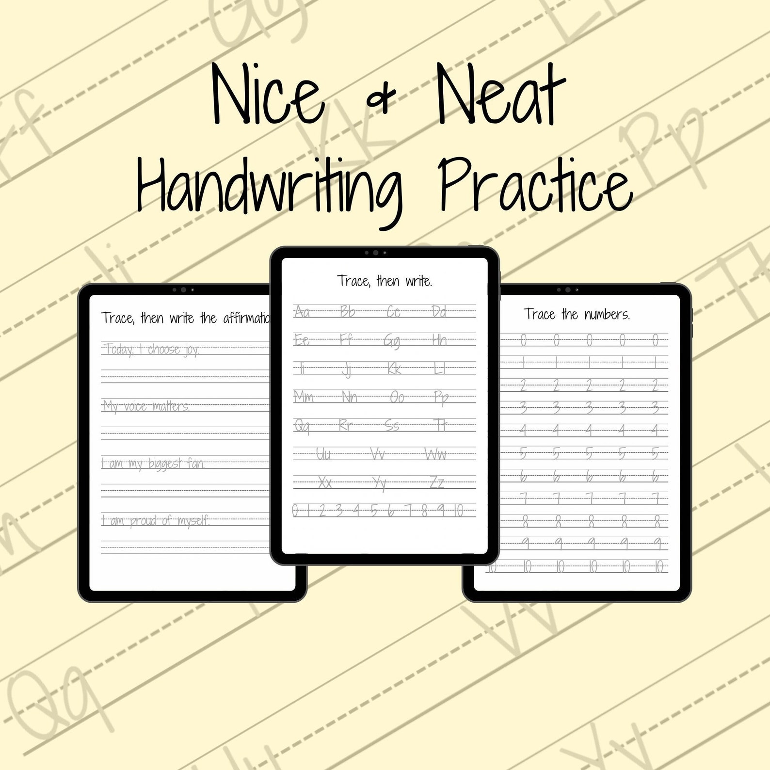Neat Handwriting Worksheets | Alphabet Worksheets | Printable ...