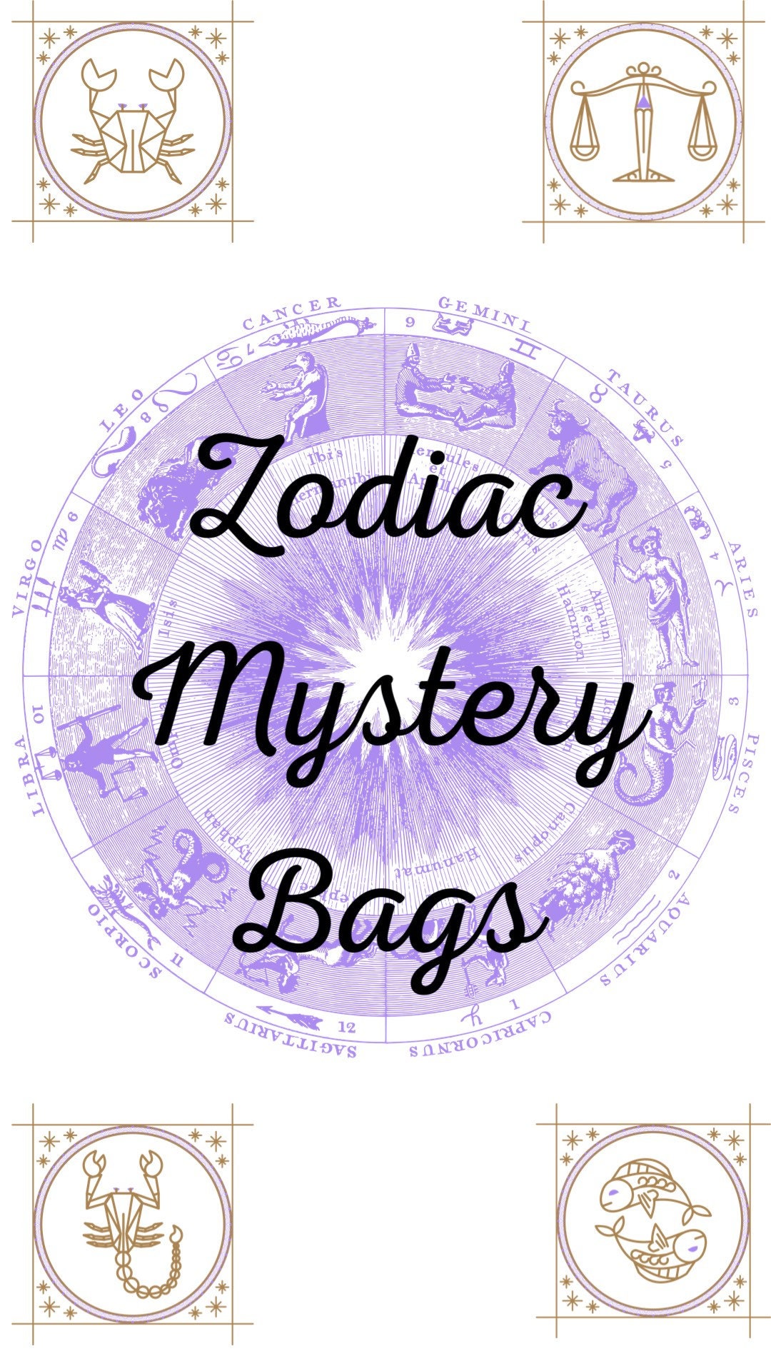 The Zodiac Themed Mystery Bag || Horoscope Mystery Bag|| Zodiac Lucky ...