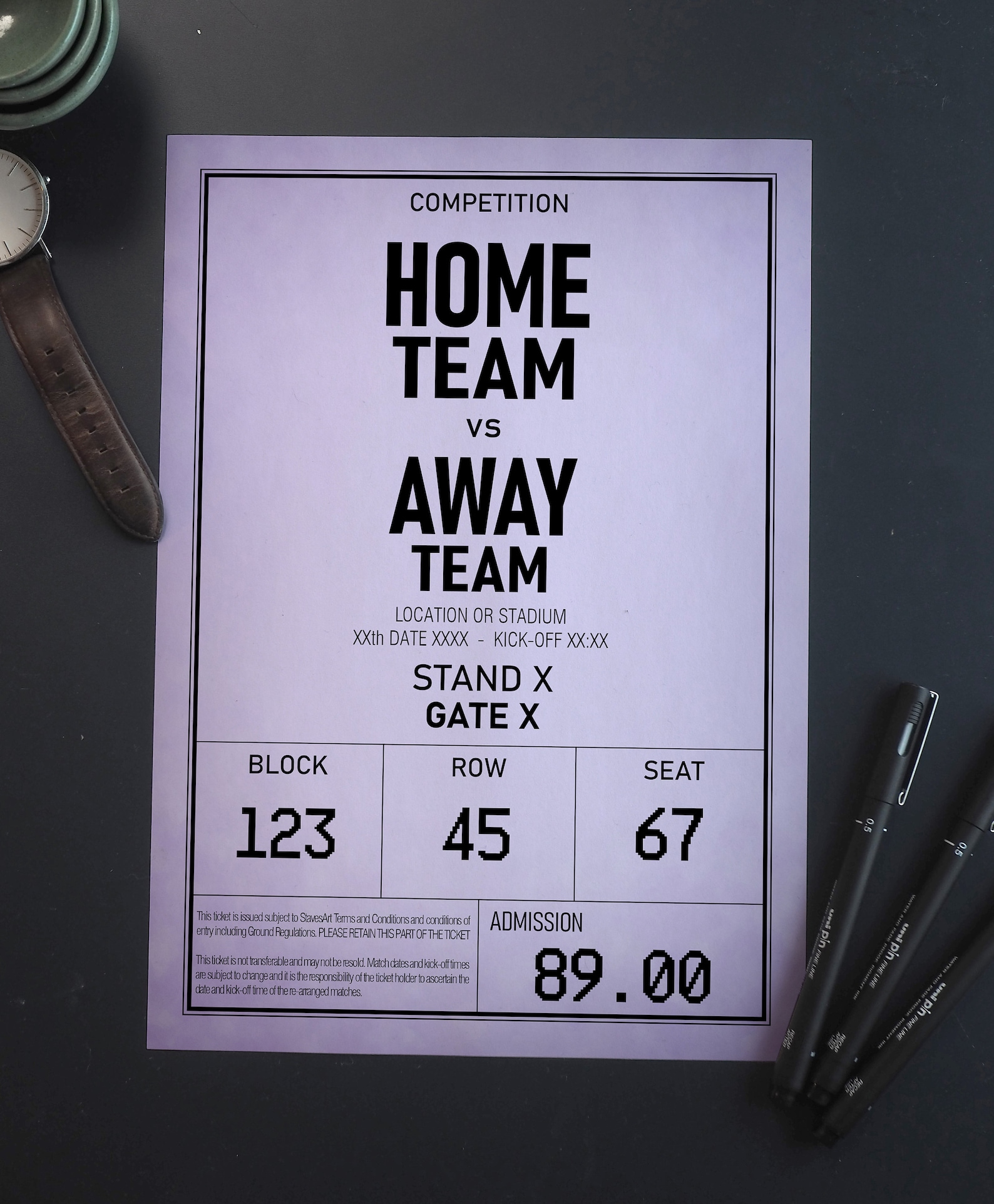 Liverpool FC // Tickets Print // Sport Tickets // Sports Gift - Etsy
