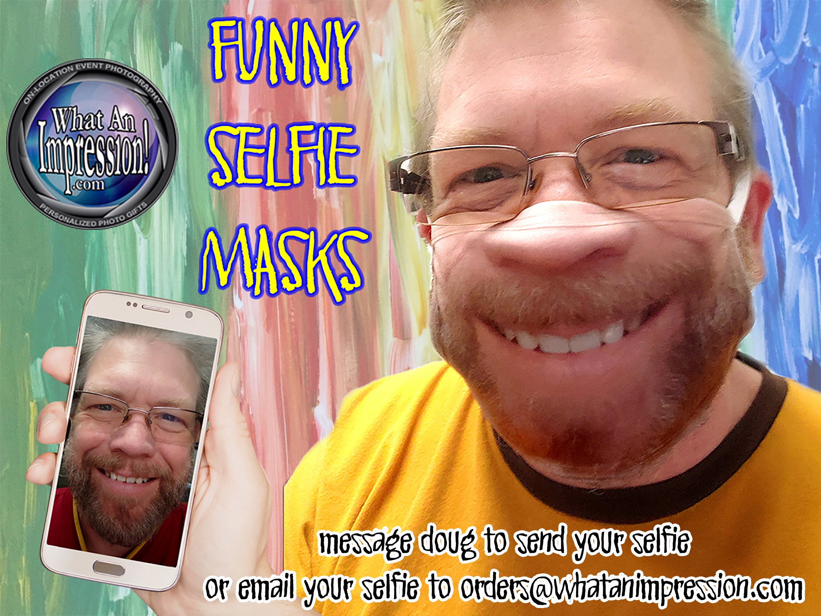 Funny Silly Selfie Face Masks | Etsy