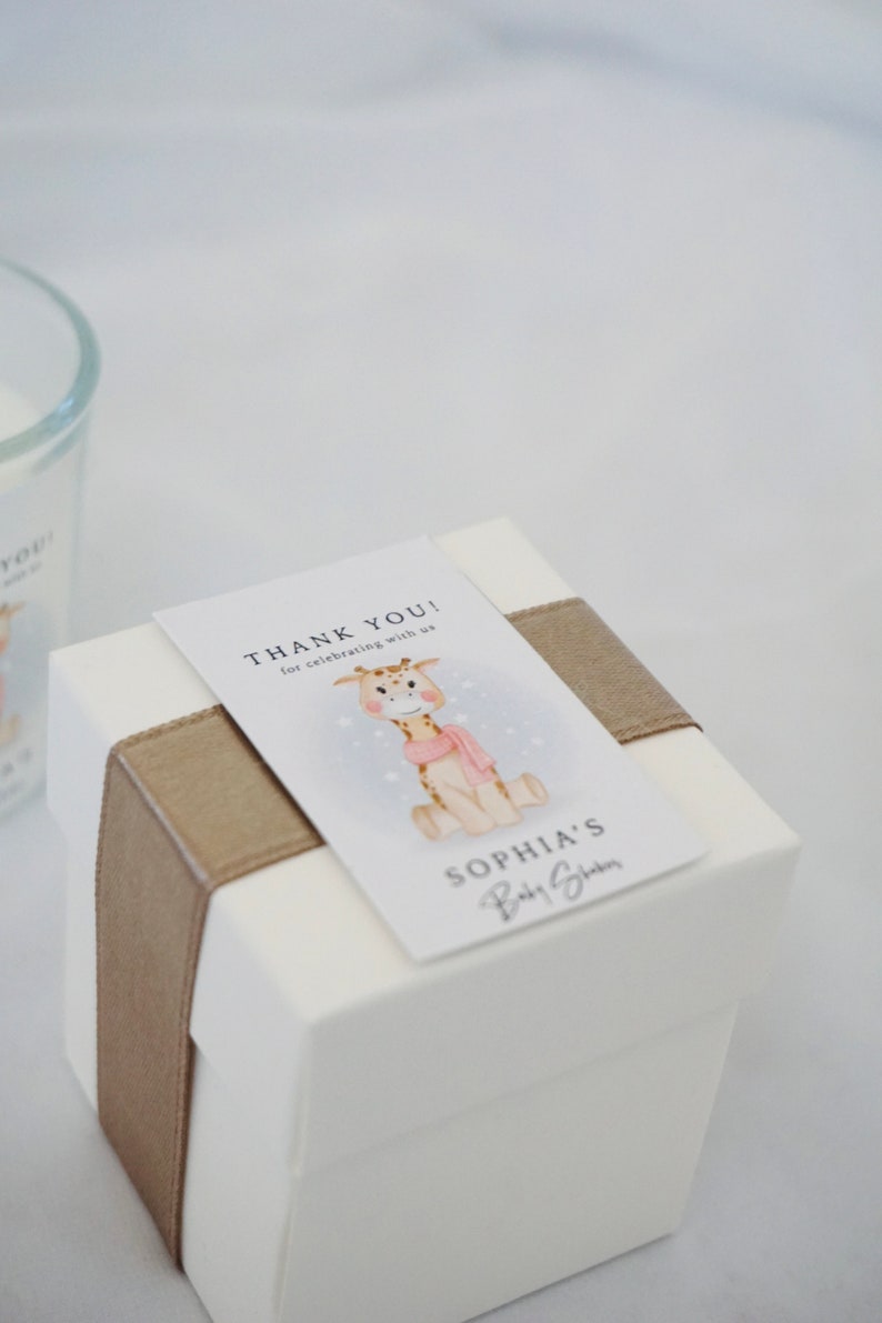 Giraffe Candle Baby Shower Party Favors Jungle Theme Baby - Etsy