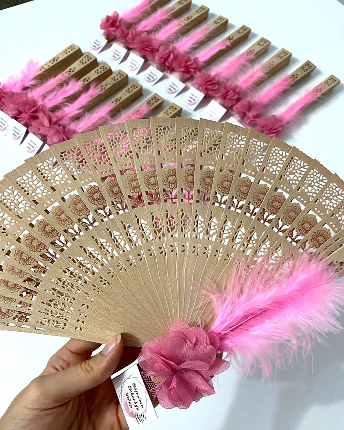 Personalized Natural Wooden Fan Gifts Hand Fan for Wedding - Etsy