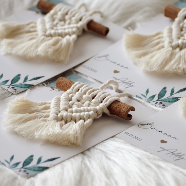 Macrame baby shower invitation - Etsy France
