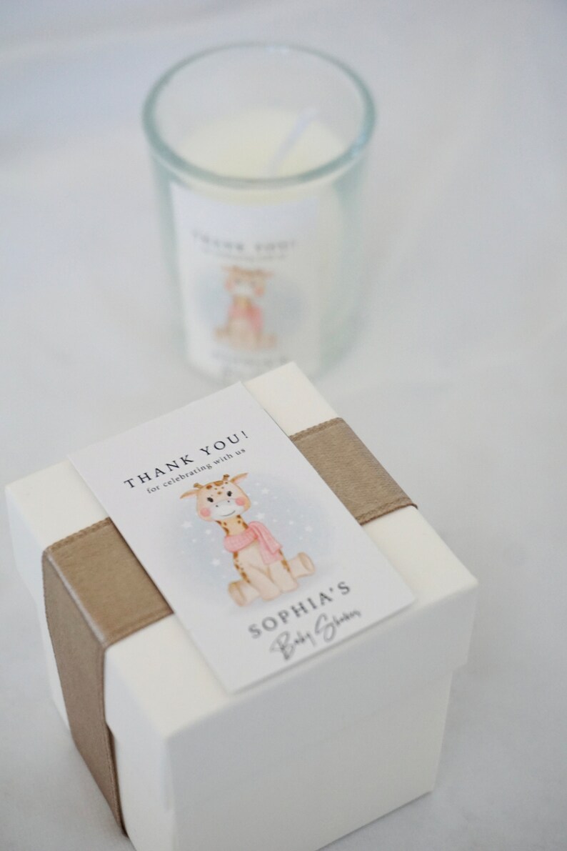 Giraffe Candle Baby Shower Party Favors Jungle Theme Baby - Etsy