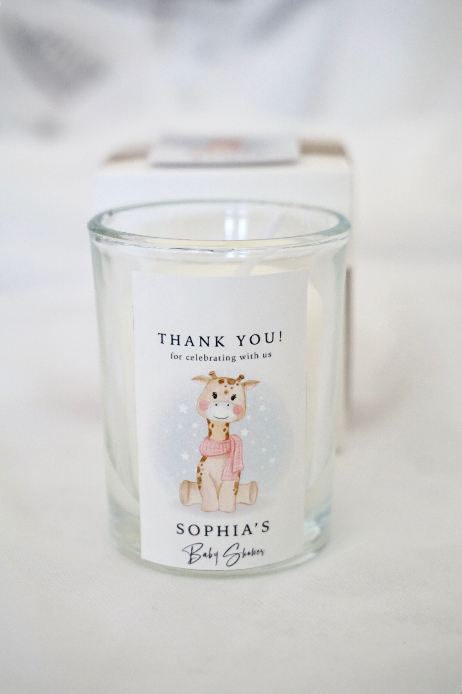 Giraffe Candle Baby Shower Party Favors Jungle Theme Baby - Etsy