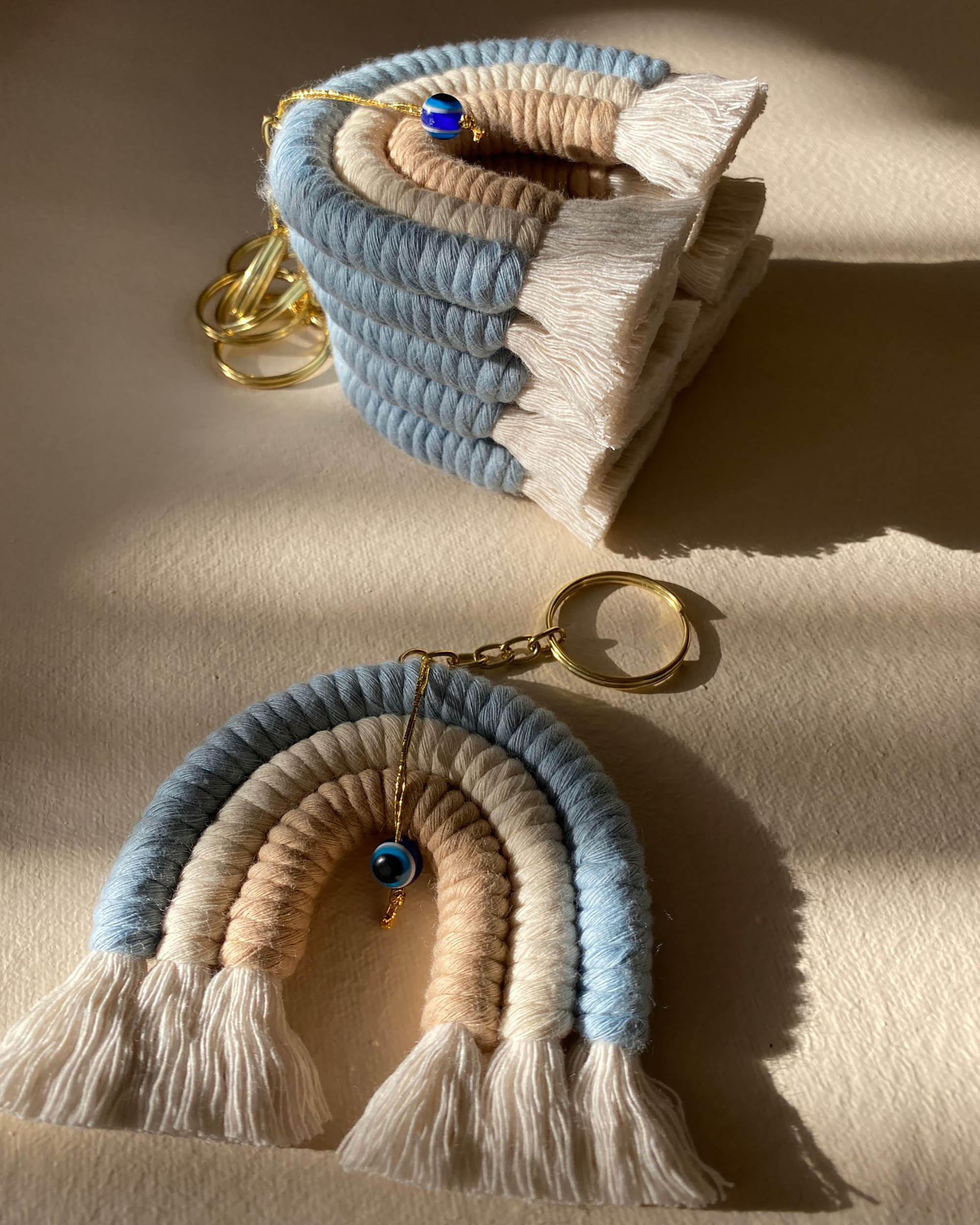 Boho Rainbow Macrame Baby Boy Shower Favors Baby Christening - Etsy