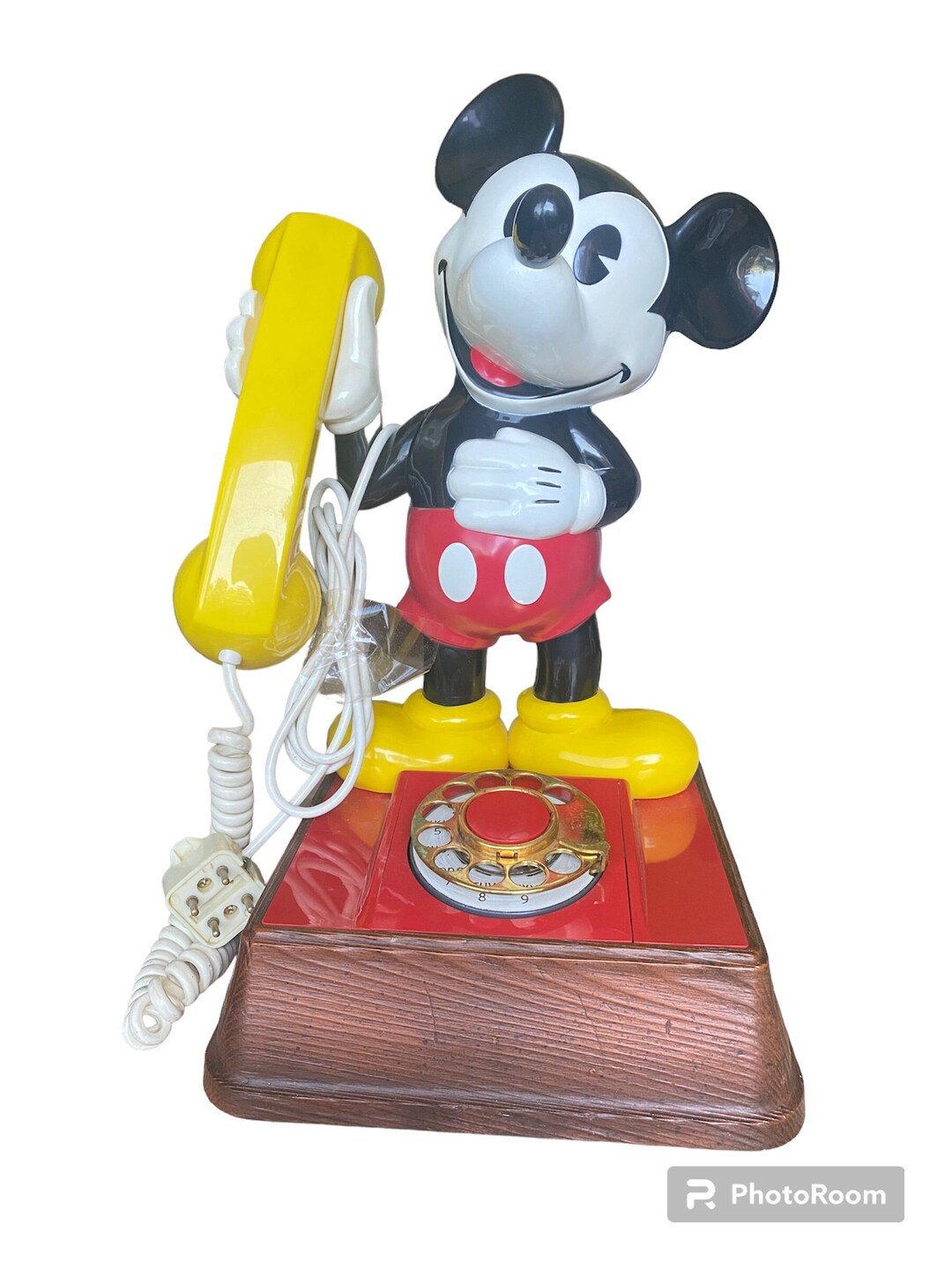 Vintage Mickey Mouse ROTARY Telephone. RARE FIND - Etsy