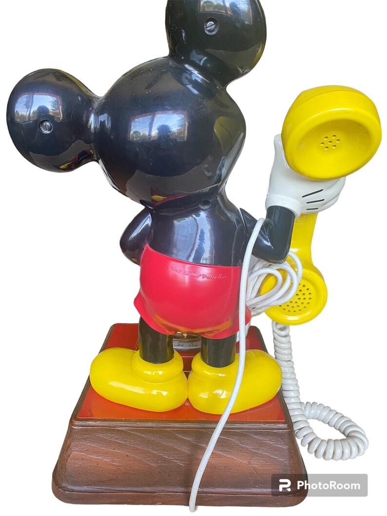 Vintage Mickey Mouse ROTARY Telephone. RARE FIND - Etsy