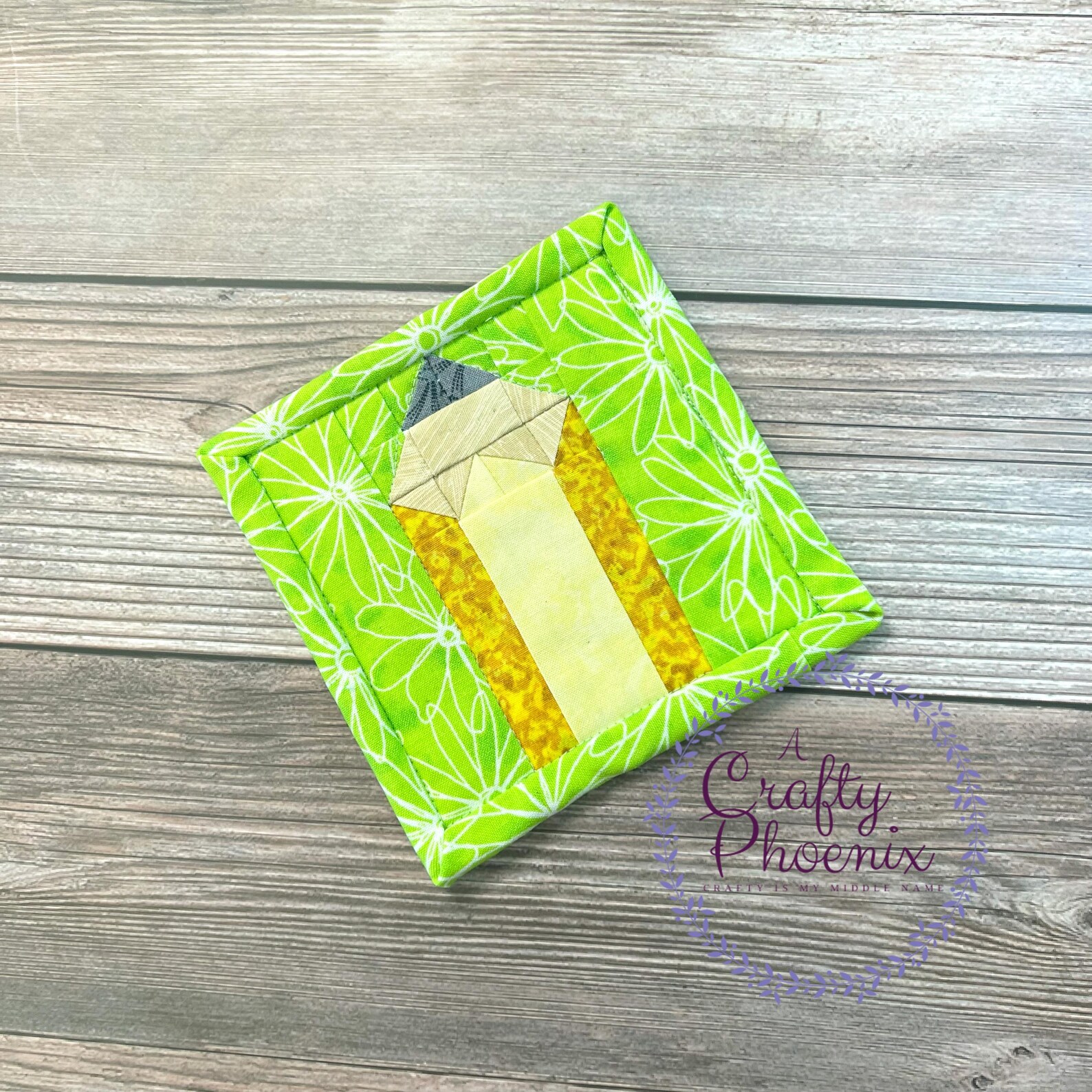 Pencil Quilt Block PDF Pattern: Easy Scrap Fabric Project (digital ...