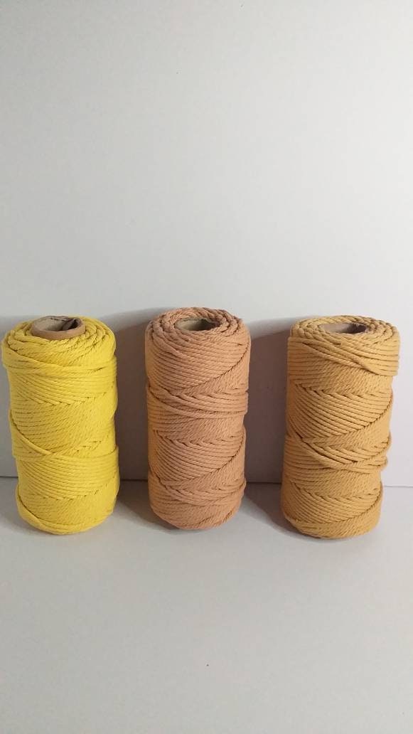 Macrame Yarn, Macrame Cord ,macrame Cord 4mm ,strand Twisted Cord ...