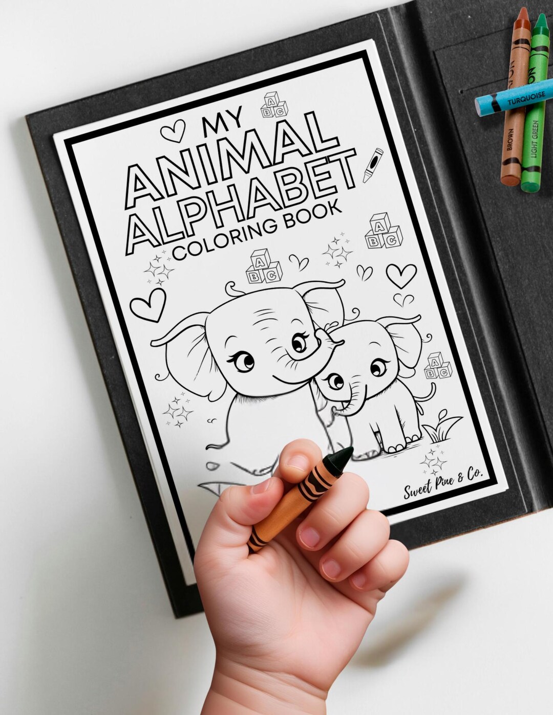 My Animal Alphabet Coloring Book | Printable A to Z Coloring Book ...