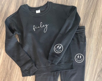 Kids Custom Jogger Set - Etsy