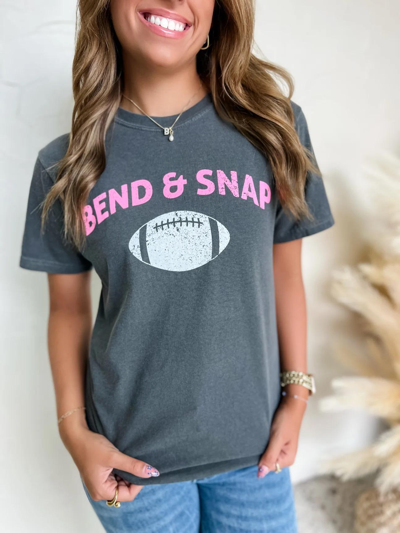 Bend & Snap, Football Graphic T-shirt, Football Season - Etsy