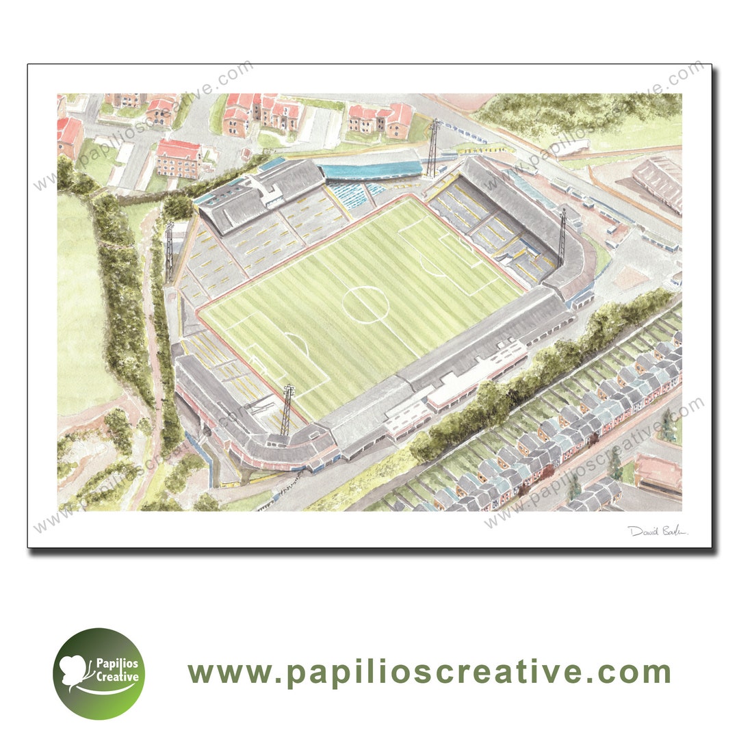 Millwall Football Club - the Old Den - Fine Art Watercolour Limited ...