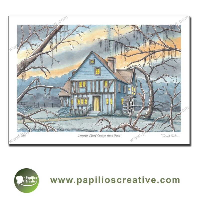 Sanderson Sisters' Cottage Hocus Pocus Pen and - Etsy