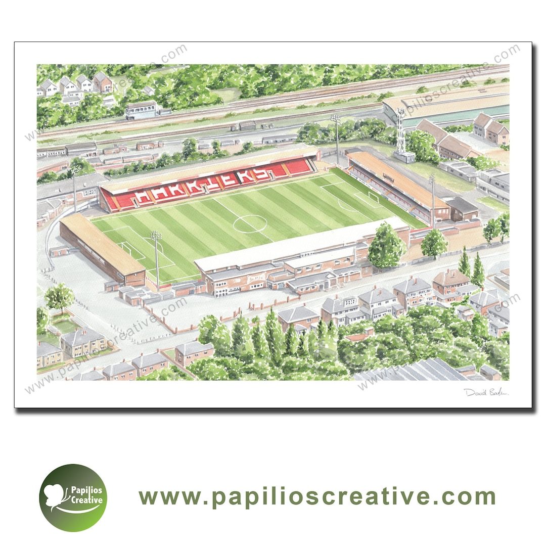Kidderminster Harriers Football Club Aggborough Stadium Luftaufnahme ...