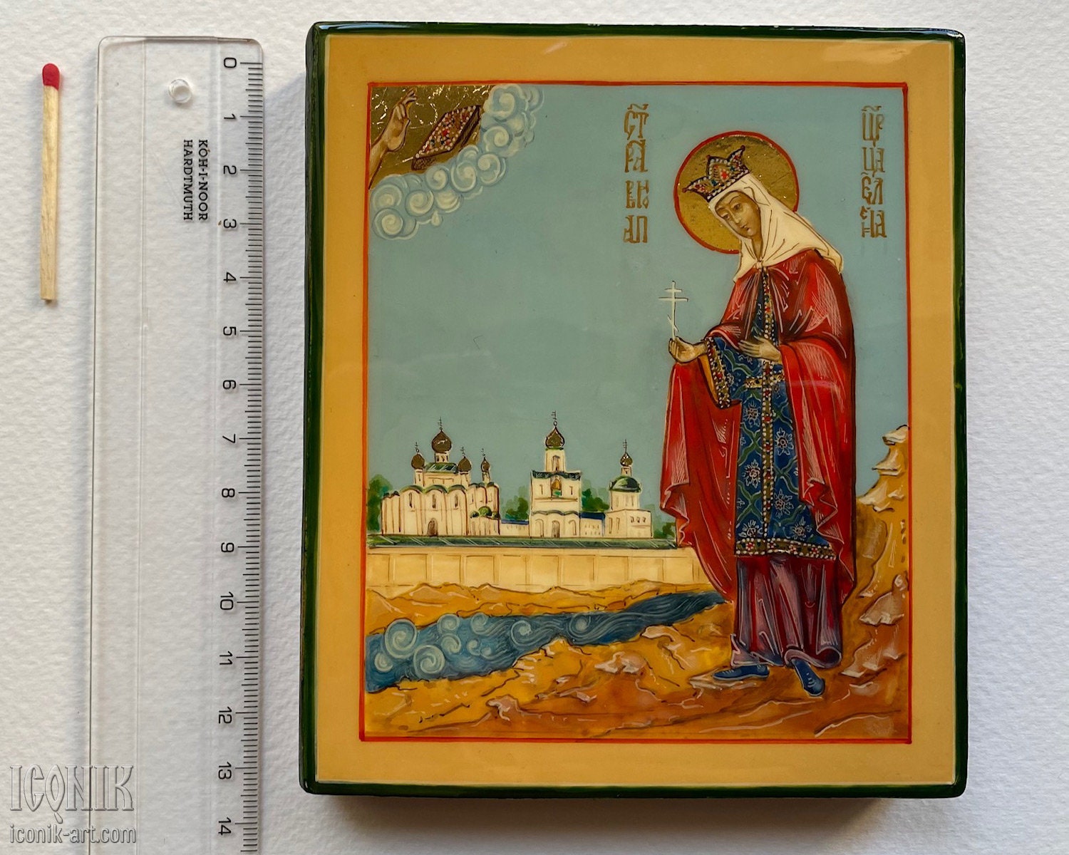St Helena 100% Handpainted Orthodox Icon, Santa Elena Russian and ...