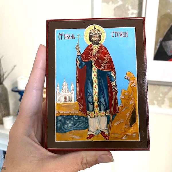 St Stephen Icon - Etsy